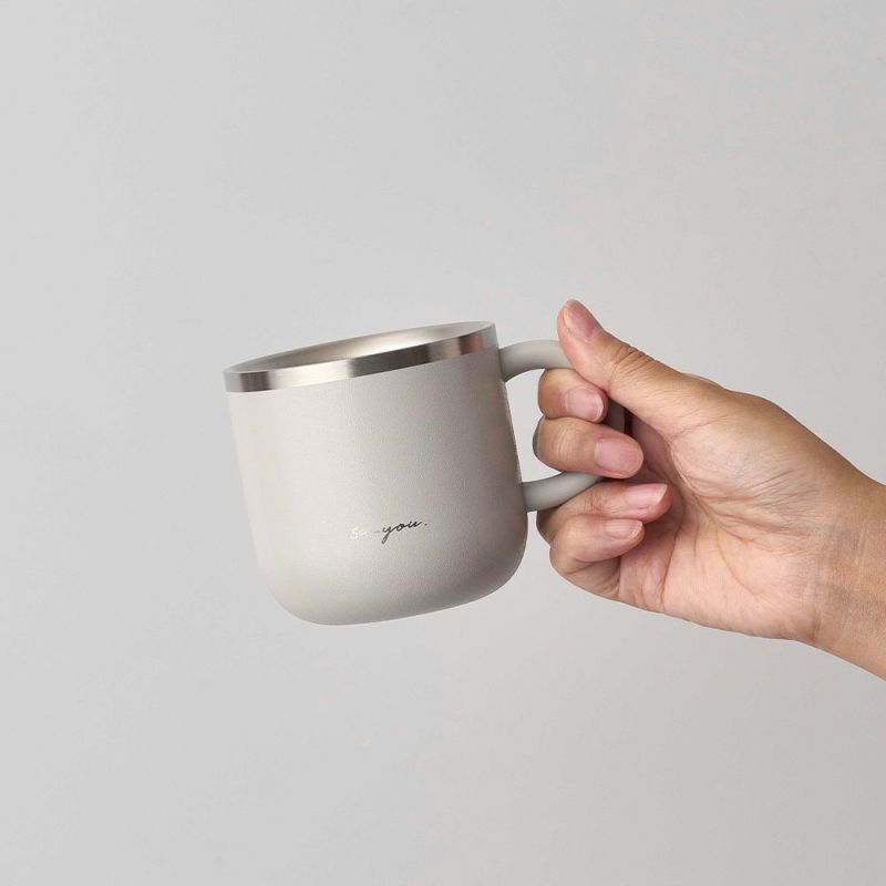 《父の日》ON℃ZONE(オンドゾーン) 白湯専科マグ クイックプチ 230ml グレー OZSM230GY 【HO】 | DOSHISHA Marche